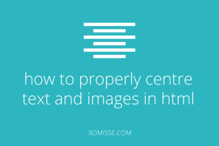 How to Correctly Center any HTML Items using CSS