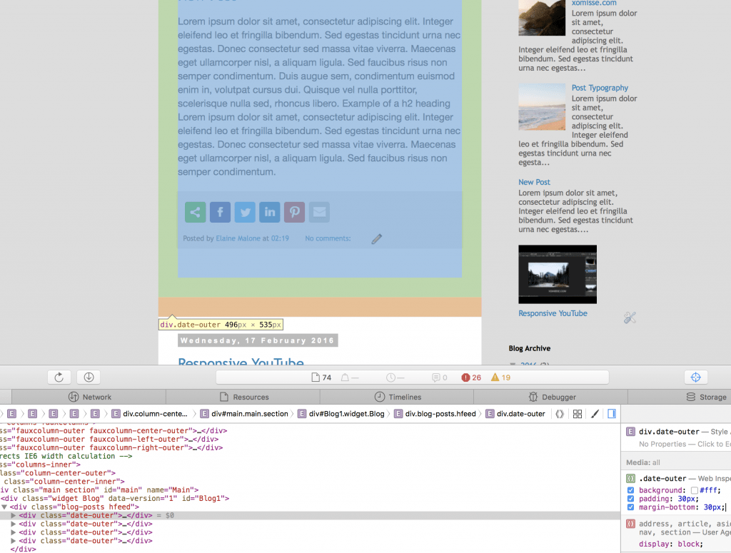 Card Based Blog Design How To Divide Each Post Into A Separate Box On Blogger