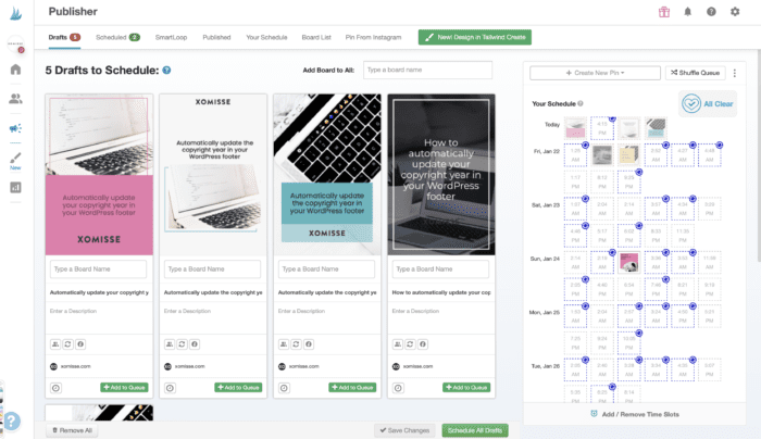 How to create Pinterest graphics with Tailwind Create