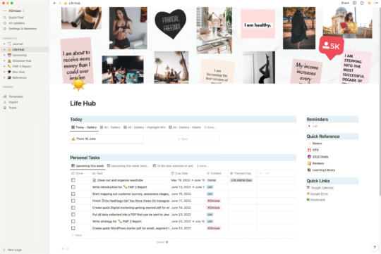 How I organise my life, work and content as a creator and business ...