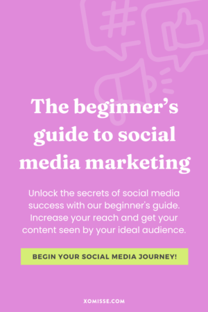 Beginner's guide to social media marketing – XOmisse